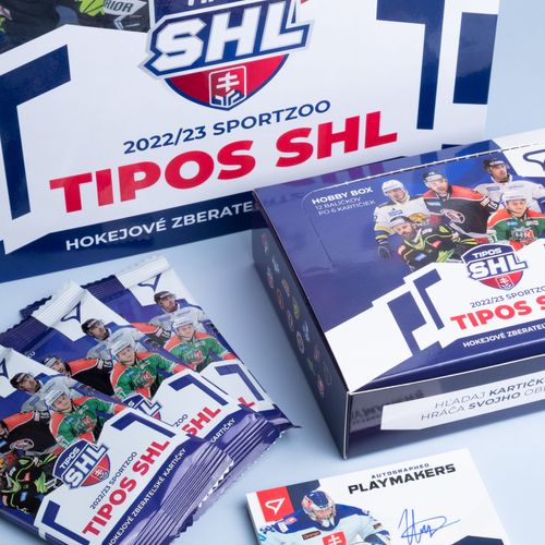 SportZoo - TIPOS SHL má opäť vlastné kartičky